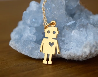 Robot jewelry | Etsy