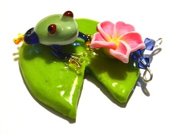 Polymer clay frog | Etsy