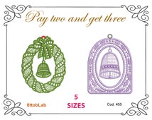 Unique bell embroidery related items | Etsy