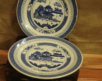 Willow pattern plate | Etsy