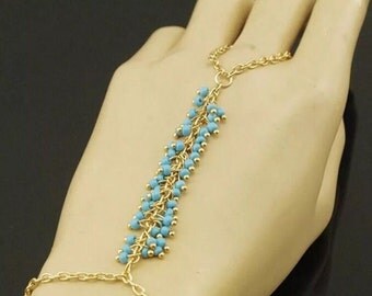 Unique ring finger bracelet related items | Etsy