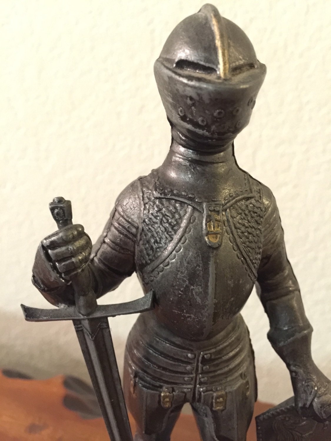 Antique medieval knight decorative statue by ShoppeDeSAP on Etsy
