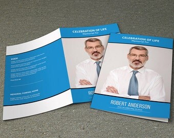 Child Funeral Program Template Memorial Obituary by TemplateStock