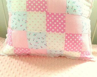 Patchwork pillow | Etsy