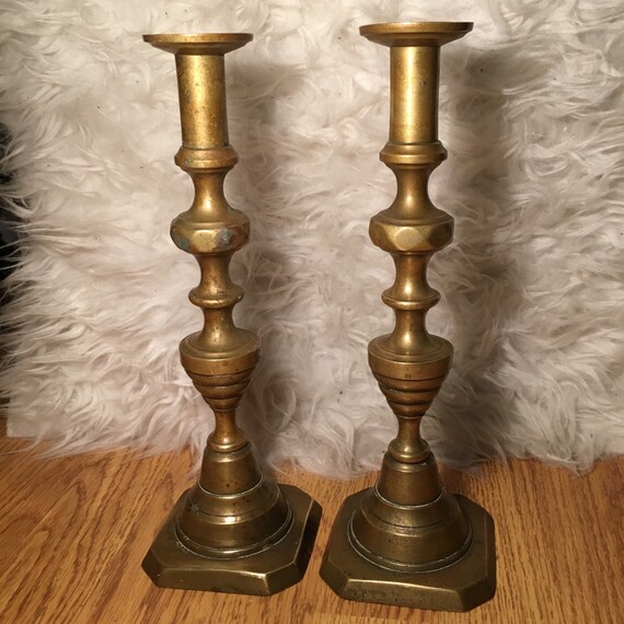 Identifying Antique Brass Candlesticks