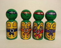 Unique ninja peg people related items | Etsy