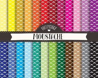 Unique paper mustaches related items | Etsy