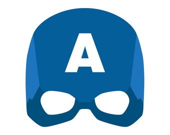 Captain america mask | Etsy