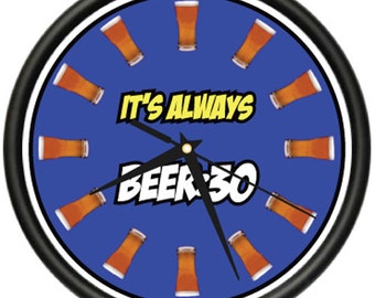 Bar wall clock | Etsy