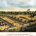 1864 Aerial Map of Cival War Parole Camp Annapolis Maryland
