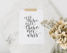 Unique ever thine ever mine related items | Etsy