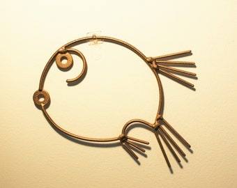 Metal fish art | Etsy