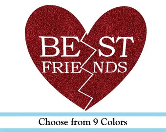 Best friend heart | Etsy