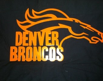 Denver broncos sign | Etsy
