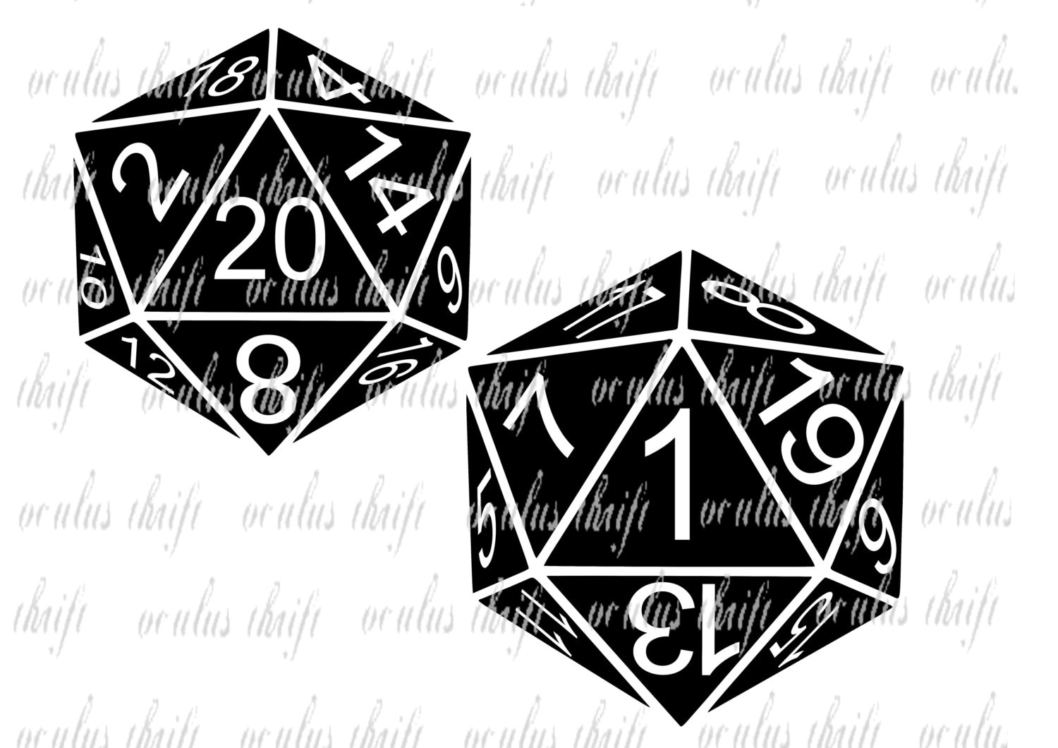 D20 Natural 20 and 1 Critical Success and Failure by OculusThrift