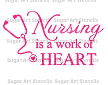 Unique nurse stencils related items | Etsy