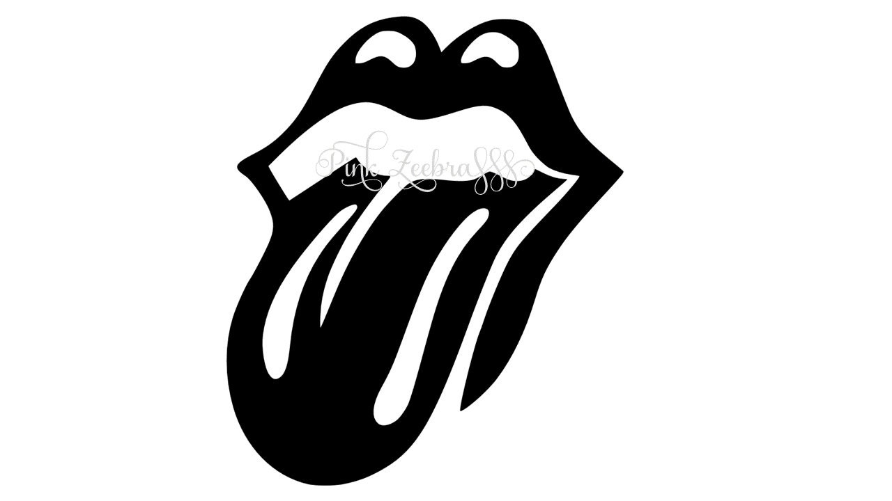 Rolling Stones Lips SVG