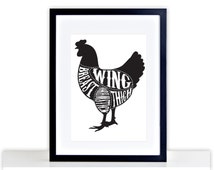 Unique chicken quotes related items | Etsy