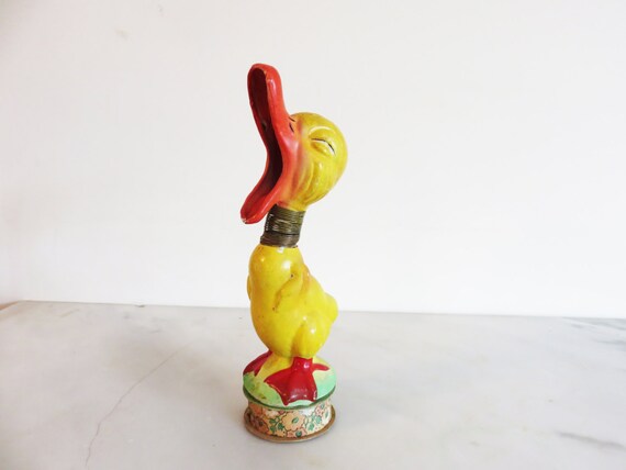 Spring Neck Vintage Toy Duck 1920s era
