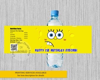 Spongebob water | Etsy