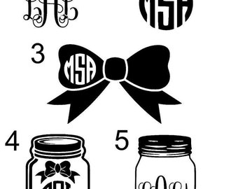 Girly monogram | Etsy