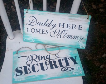 Ring security sign | Etsy
