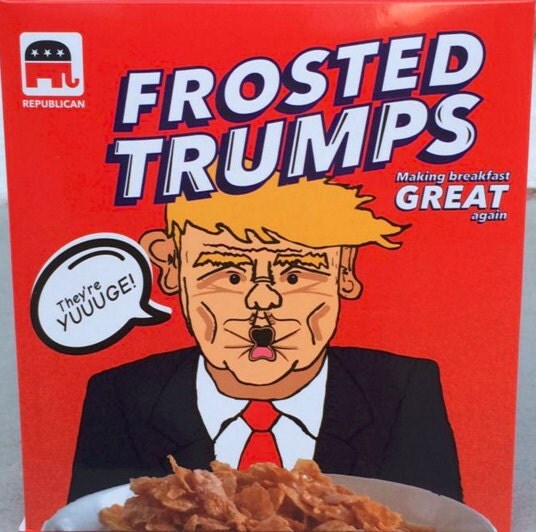 Hilarious Political Cereal Boxes Frosted Trumps by FrostedTrumps