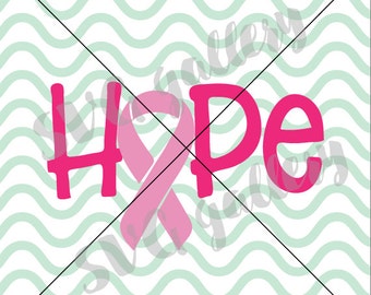 Hope is an Anchor svg Breast Cancer svg Cancer Survivor svg