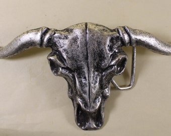 Longhorn belt buckle | Etsy