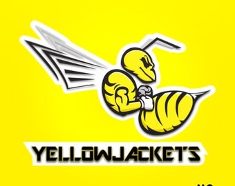 Yellow jackets logo | Etsy