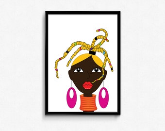 Dreadlocks art | Etsy