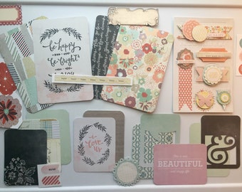 Items similar to Project Life Scrapbooking- Set of 5 Project Life Cards ...