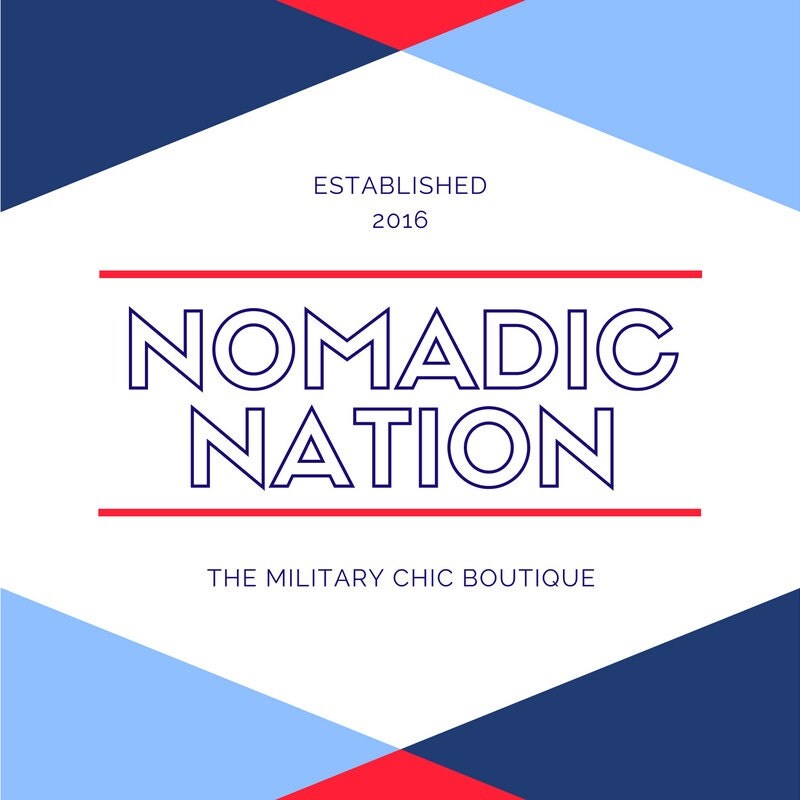 Nomadic Nation Shop The Military Chic by NomadicNationShop on Etsy
