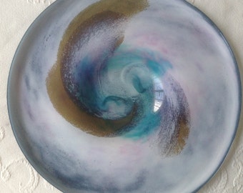 Vintage spun glass | Etsy