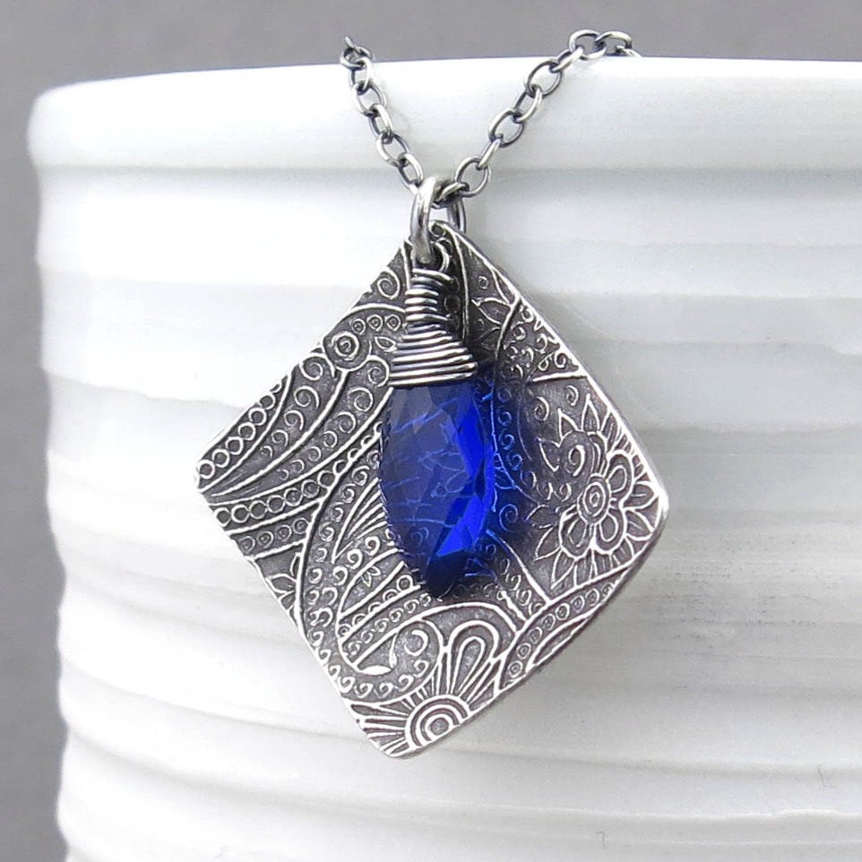 Handmade Silver Jewelry Unique Boho Earrings by JenniferCasady