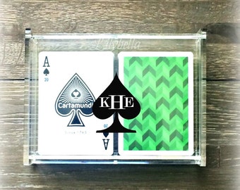 Playing cards holder | Etsy