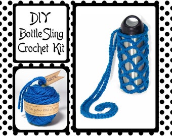 Water Bottle Sling PDF Crochet Pattern by capturedimagination