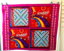 Unique scrabble fabric related items | Etsy