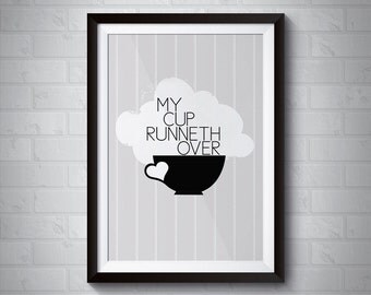 My cup runneth over | Etsy