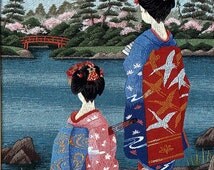 Unique bunka embroidery related items | Etsy