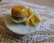 Unique hamburger ring related items | Etsy