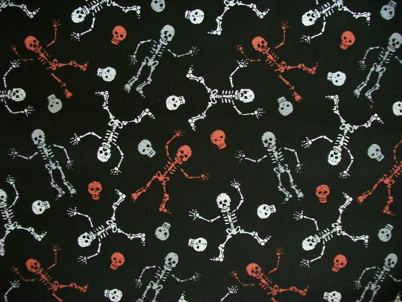 Skeleton Fabric Halloween Fabric By The Yard David Textiles