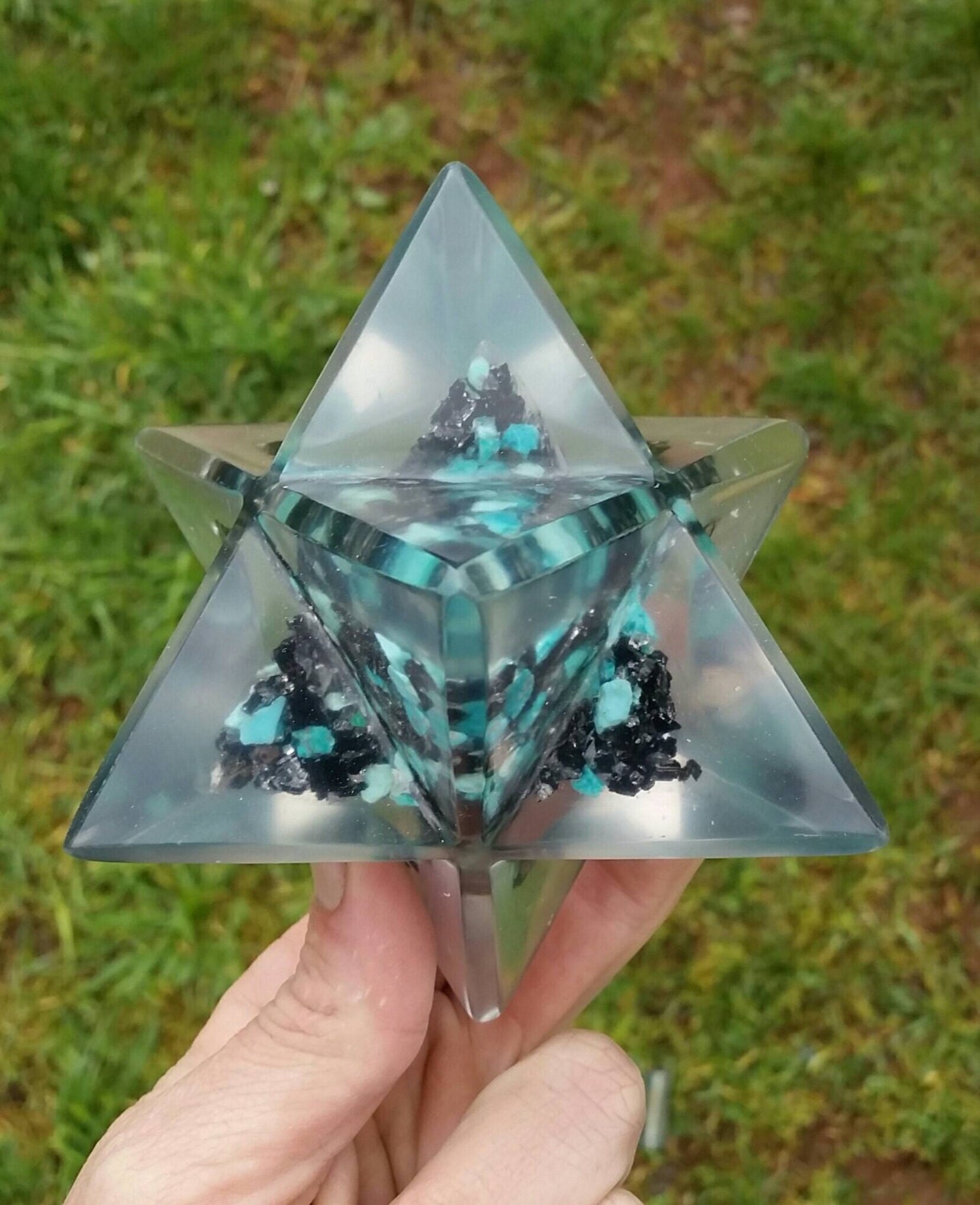 Crystal Nested Merkaba Star Tetrahedron by Orgonix23 on Etsy