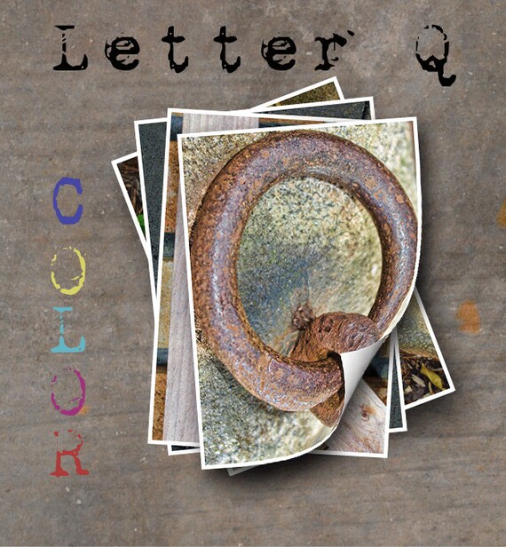 LETTER Q Alphabet Photography LETTERS Color Alphabet Photos