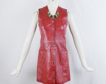 Leather tunic | Etsy