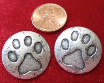 Paw print buttons | Etsy