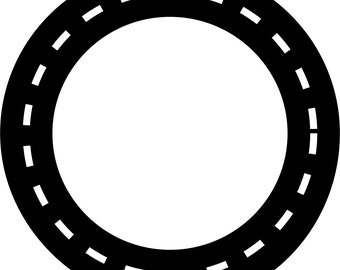 Wall decals Race track decal Vinyl wall art decal by wallinspired