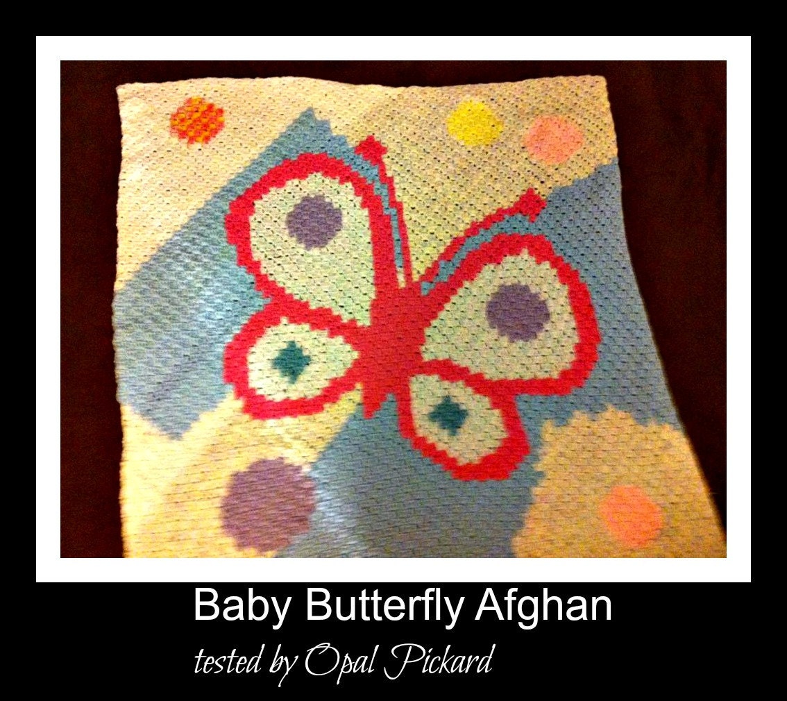 Baby Butterfly, C2C Graph, & Word Chart