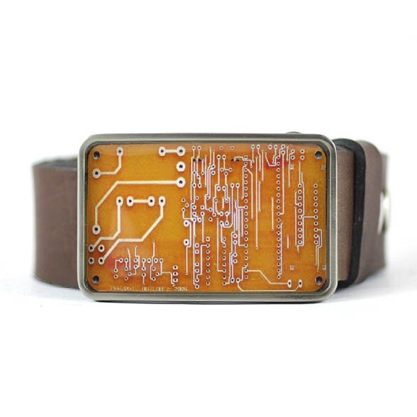 Circuit Board Belt Buckle PCB Belt Buckle Geekery / Geek