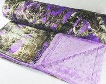 Popular items for camo minky on Etsy
